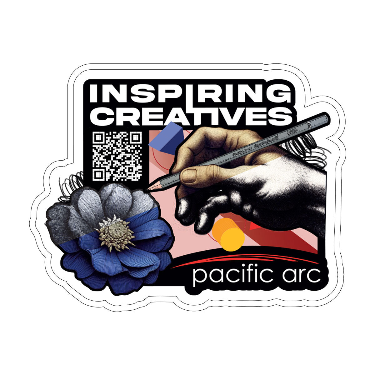 Pacific Arc Stickers - Inspiring Creatives