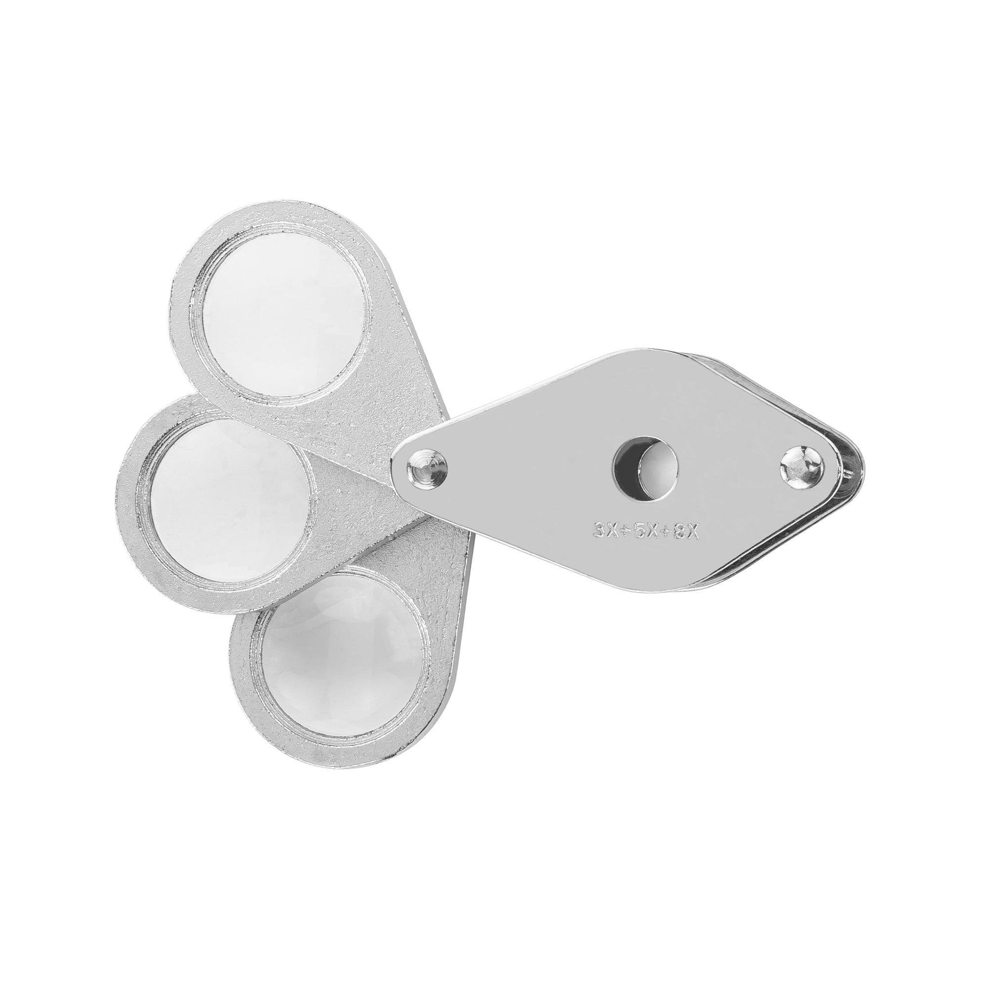 Pacific Arc Pocket Jewelry Loupe, Folding Loupe, Eye loop, 3X / 5X / 8