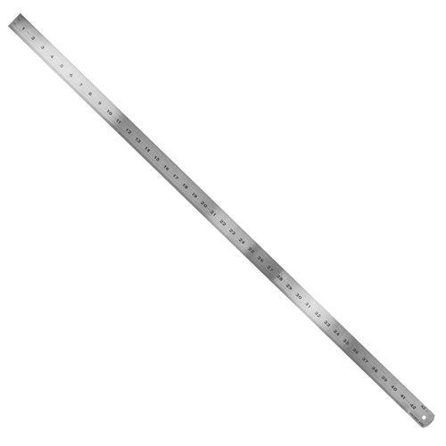 Pacific Arc Stainless Steel Ruler with Inch (8th, 16th, 32nd), Metric (mm)