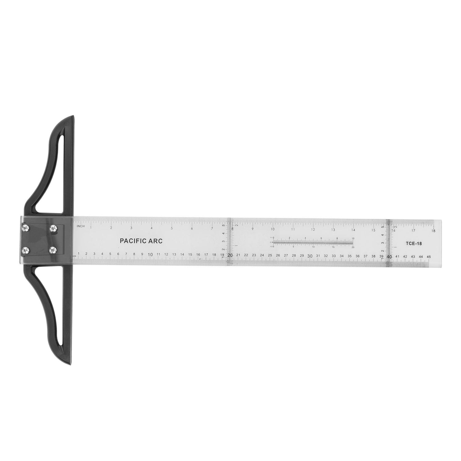 Pacific Arc T- Square, Traditional Acrylic Graduated in Inch and Metric ...