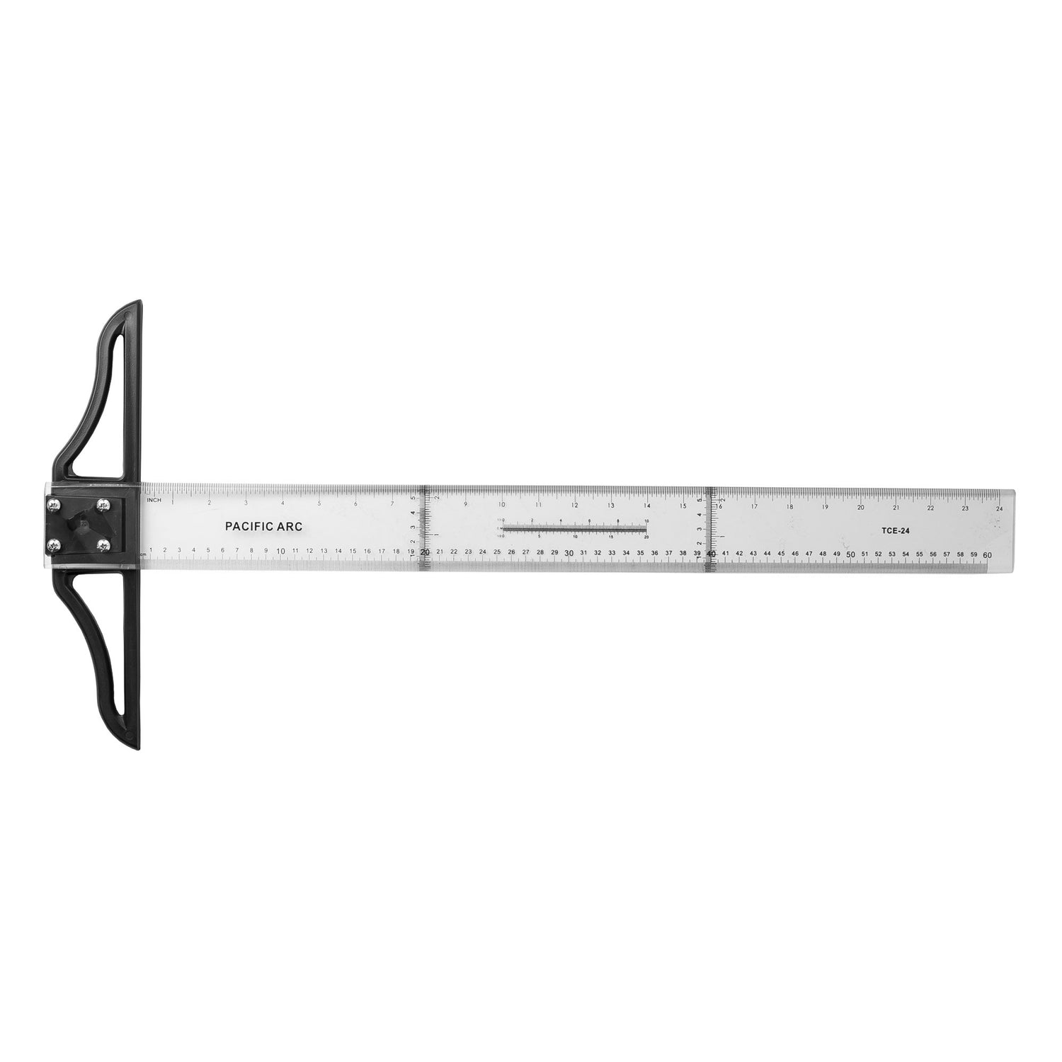 Pacific Arc T- Square, Traditional Acrylic Graduated in Inch and Metric ...